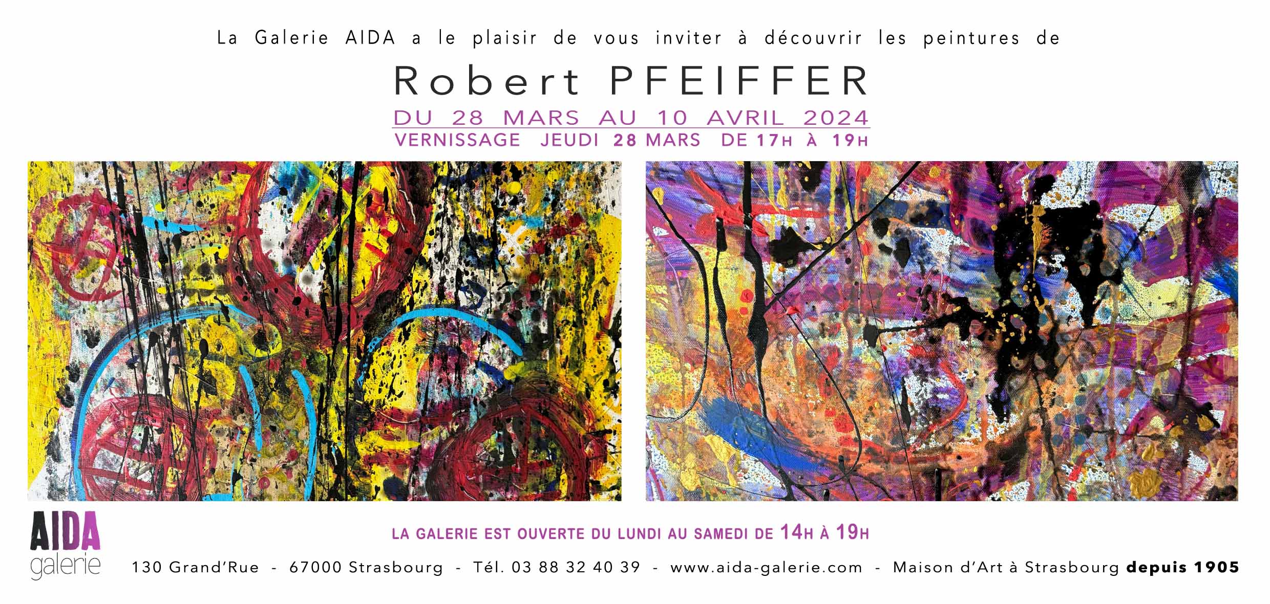 Exposition de Robert Pfeiffer (Aida) - LetStras